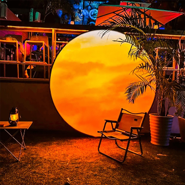 Internet celebrity sunset light box sunset atmosphere soft film sunset ...