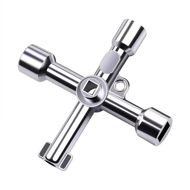 Triangular valve water meter front valve key tap water heating valve ...