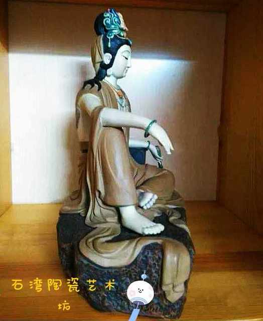 Shiwan Doll Free Guanyin Bodhisattva Feng Zhiwei Boutique Ornaments ...