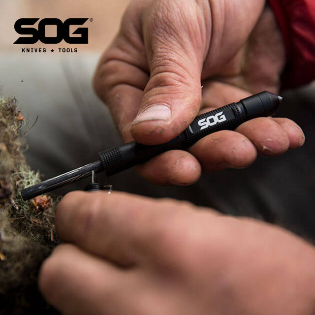 SOG Sog Sog FT1001 Multifunctional Survival Tactical Pen Fire Bant