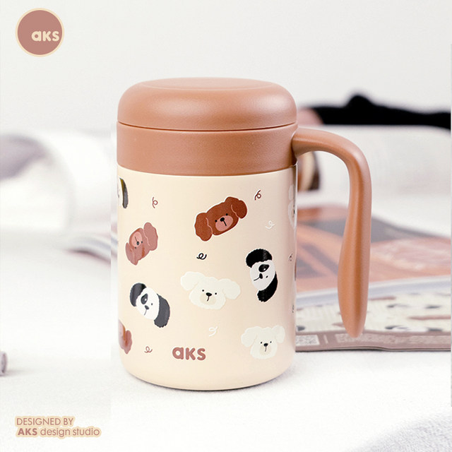 aks water cup 2024 new women's thermos cup women's cup 316 stainless steel girls' high-looking ...