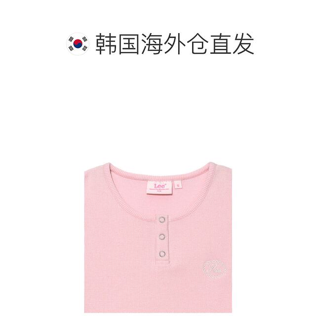 Korea Direct Mail Lee Women's Female Walg Henn Roying T -shirt Pink