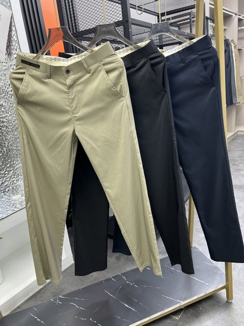 Lycel blend! Spring and summer men's business commuting anti-wrinkle ...