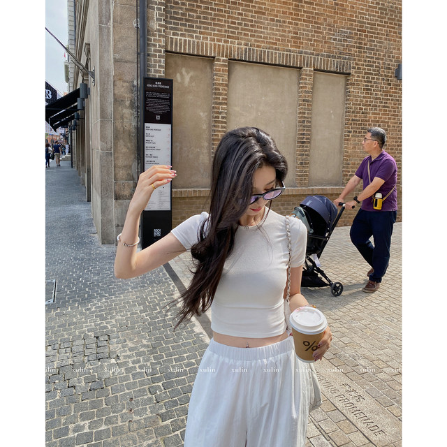 MINISTUDIO Xu Lin comfort zone casual slim multi-color elastic thread ...