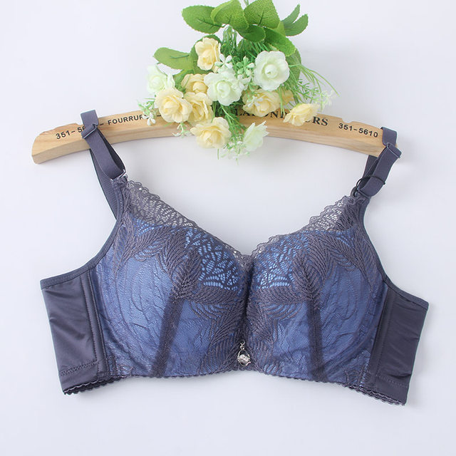 The same underwear female soft steel ring lace gathered upper side -to ...