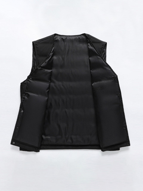 Xuezhongfei 2025 Spring New Men's Short Down Vest Vest Vest Solid Color ...