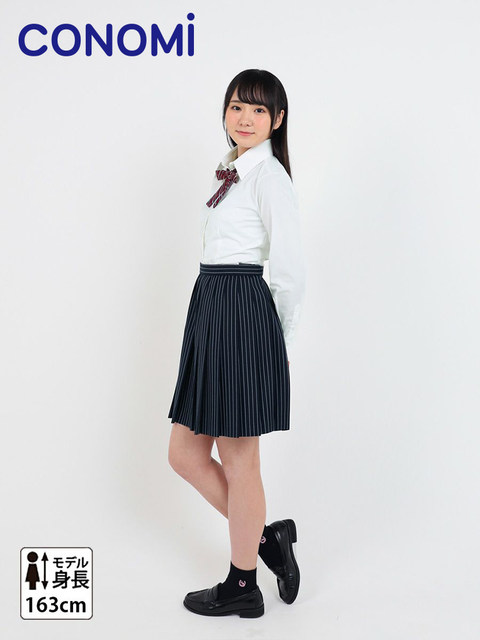 Conomi Japanese Academy Storm 1108 Navy blue stripe original pleated skirt Sweet jk uniform ...