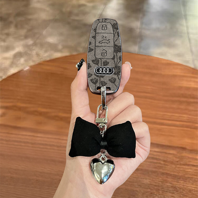 Audi A6L key cover 2023 A3L ladies Q4etron high-end Q5etron buckle Q7A7A8Q8Q6