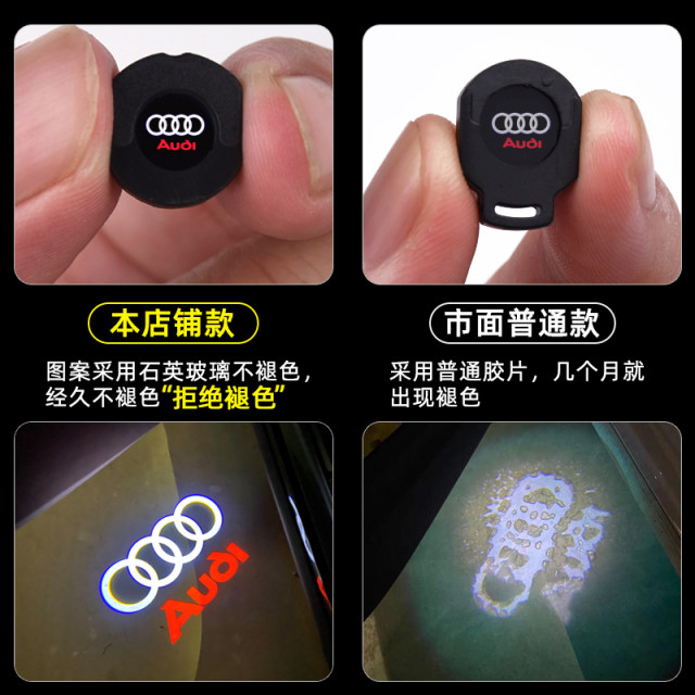 Suitable for Audi welcome light original model A6L/A4L/Q5/Q7/Q3/A7/A8/A3 door light ambient light