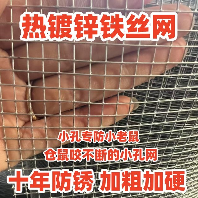 Galvanized wire mesh with small holes, anti-rust, rat-proof and snake ...