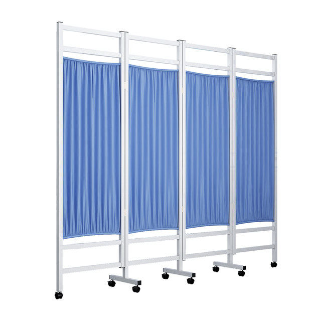 Medical screen hospital medical iron fabric partition folding screen ...