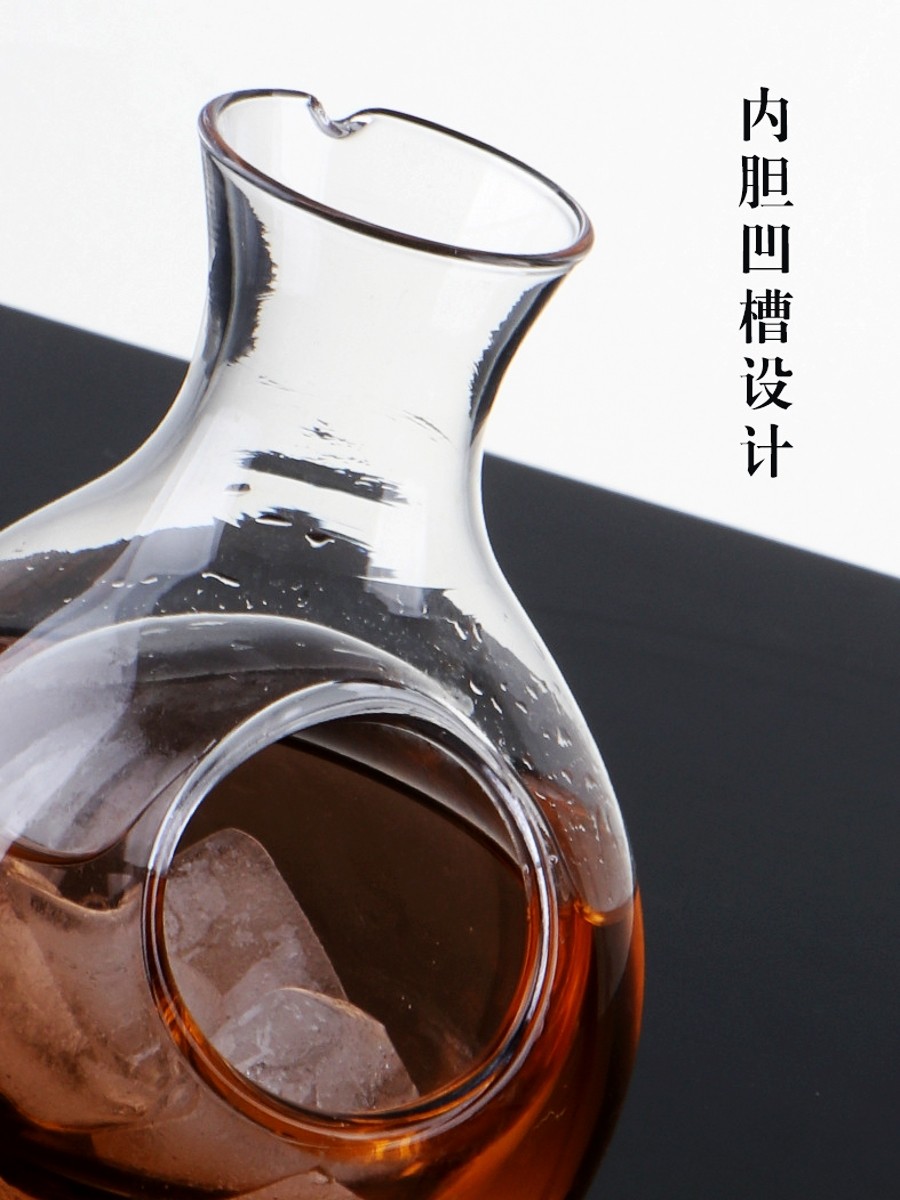 Ensemble à Saké Japonais - Pot à Vin 300ml & Carafe en Verre