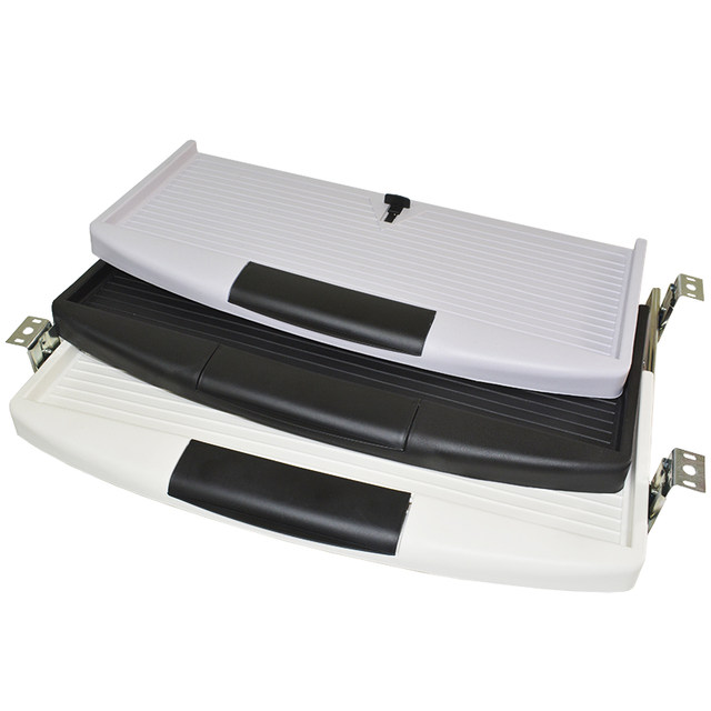 ABS keyboard bracket bracket desk computer keyboard drawer telescopic ...