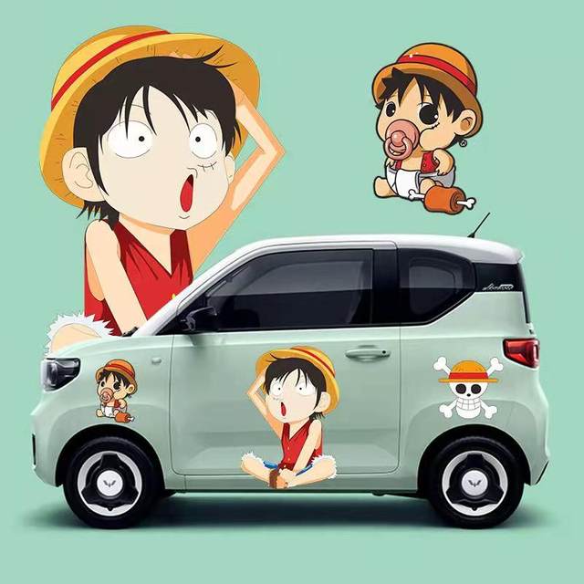 Wuling Hongguang mini car sticker Chery Little Ant Ice Cream cartoon ...