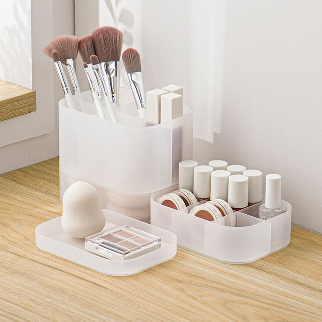 Desktop storage box, dressing table, cosmetics, lipstick, skin care ...