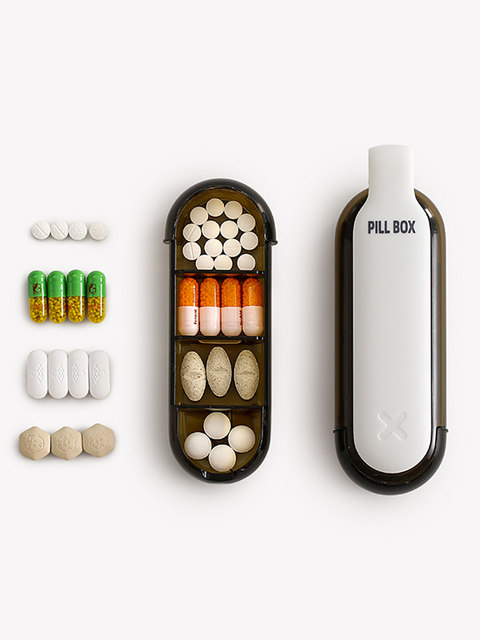 Pill box portable medicine packing box carry three meals a day mini ...