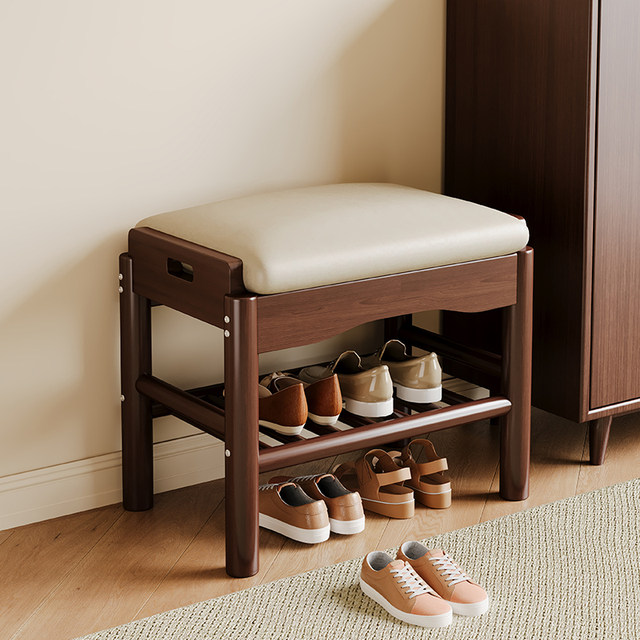Shoe-changing stool, small narrow doorway, home shoe cabinet and stool ...