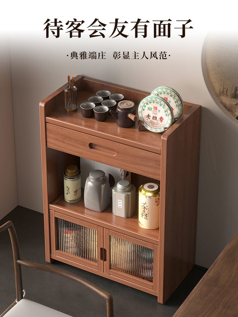 Tea room Tea racks, multi -layer tea storage dustproofing Bogu shelf ...