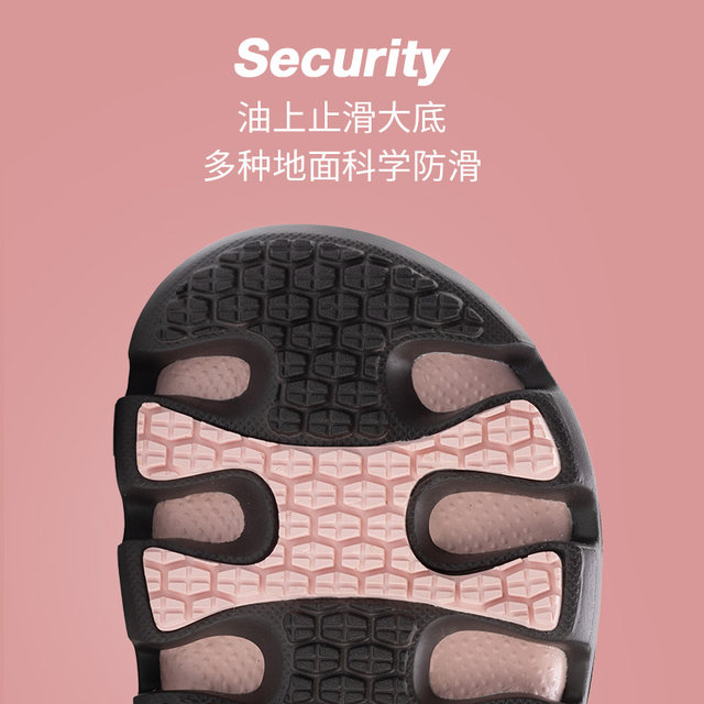 Rubber-soled Crocs Women's Non-Slip Soft Soled Couples Beach Shoes ...