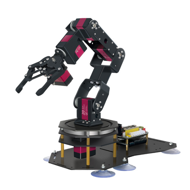 Robotic arm Arduino/STM32/51 microcontroller open source 6-axis six-degree-of-freedom robotic ...