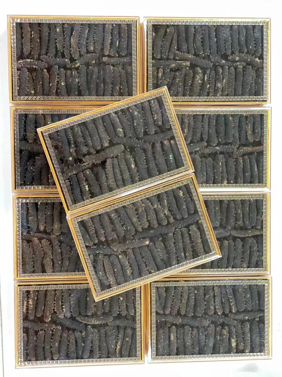 Pepino de mar - Pepino de mar negro [una libra] alrededor de 100 a 120 ...