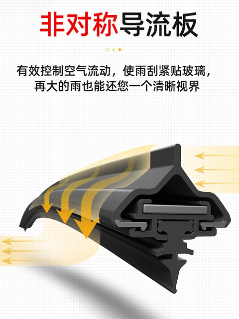 Valeo wiper SWF boneless wiper wiper U-shaped universal interface wiper ...