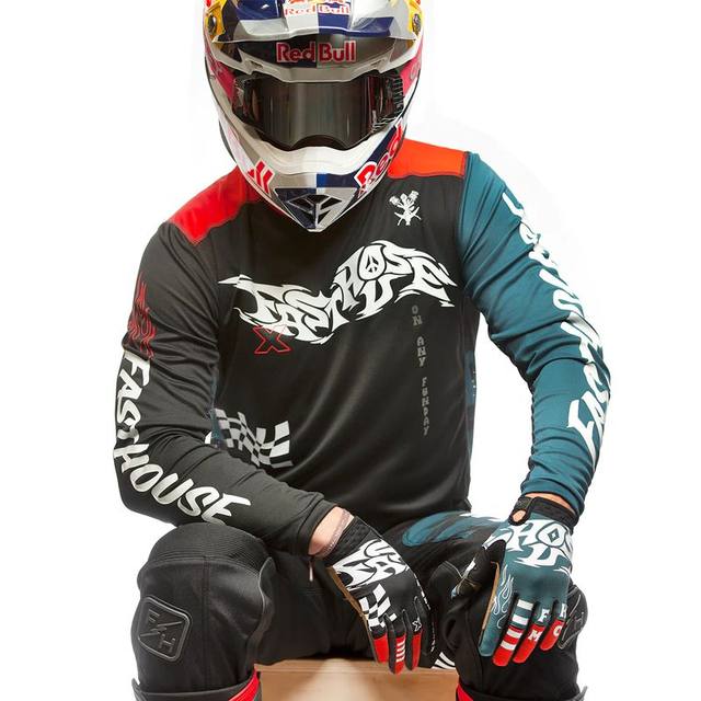 Fasthouse new retro off-road track riding suit sun protection clothes ...