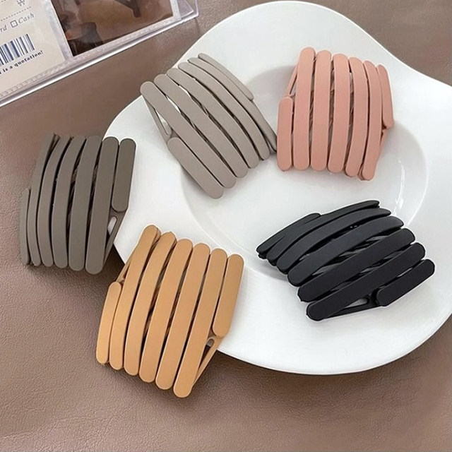 Invisible hairpin with tooth anti -slip can fold the head hoop Korean ...