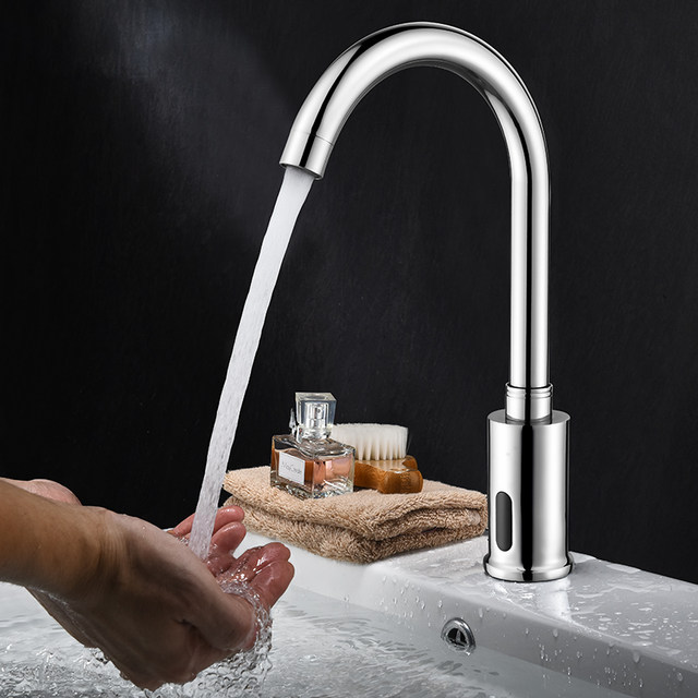 Yiba automatic induction faucet induction infrared single hot and cold ...