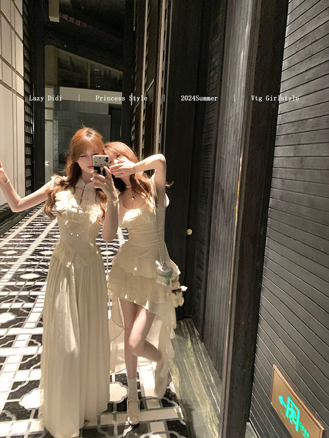 LazyDidi angled waist new Chinese Tencel embroidery suit plate button ...