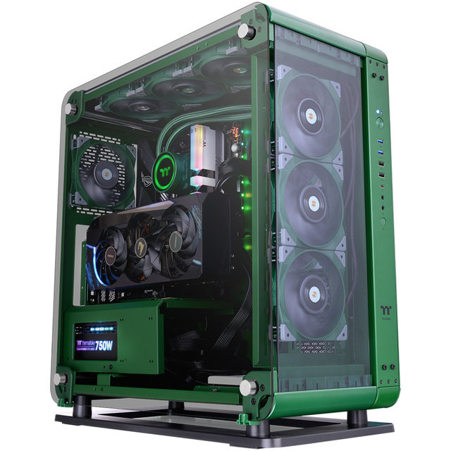 Tt desktop computer water-cooled main chassis CoreP6TG open wall ...
