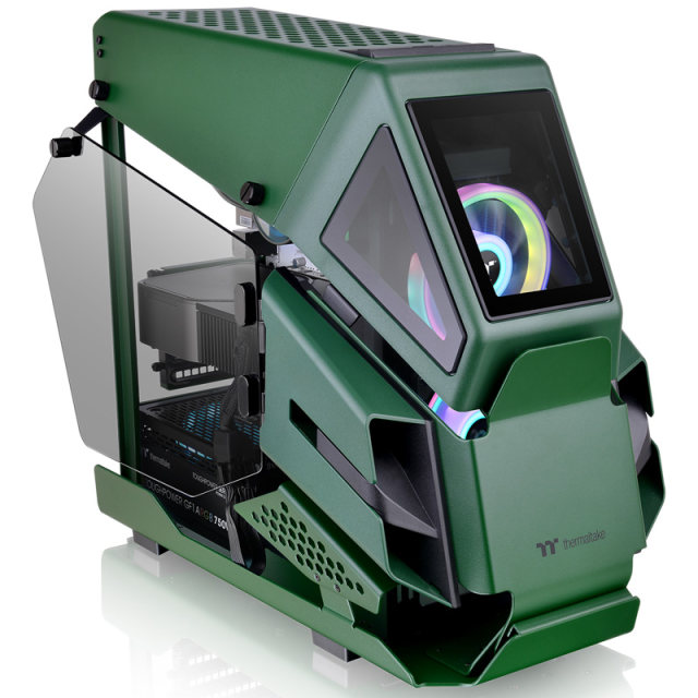 Tt desktop computer water-cooled main chassis AHT200 mini Matx special-shaped chassis graphics ...