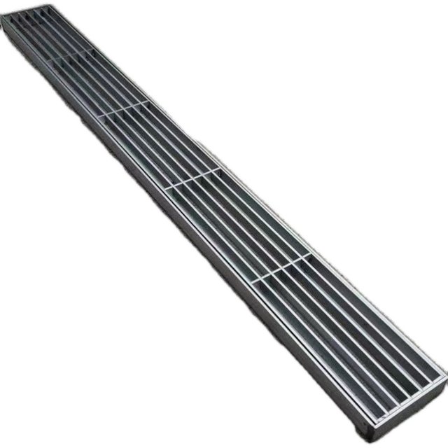 304 stainless steel strip grille drainage gutter garage cover rainwater ...