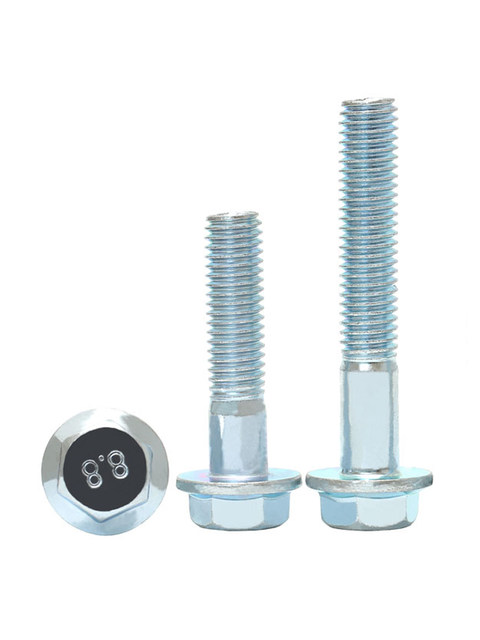 M5M6M8M10M12 Grade 8.8 galvanized external hexagonal flange screws ...