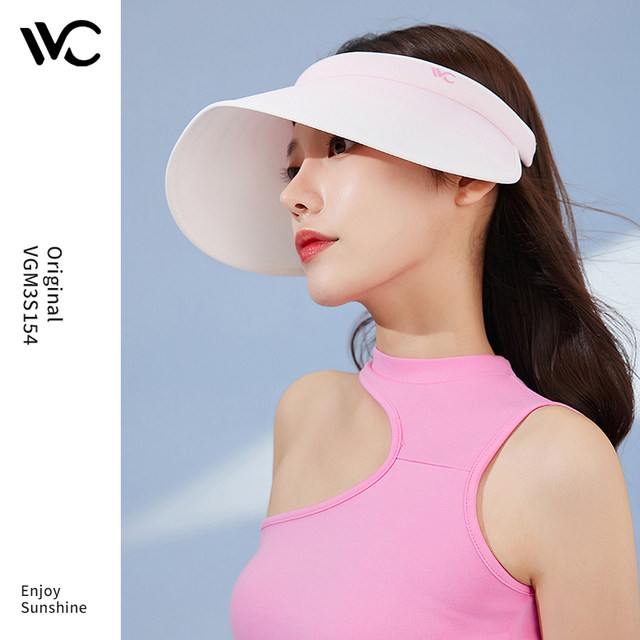 VVC sun protection hat women's UV protection face covering slimming outdoor hiking empty top sun ...