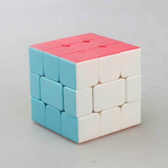 Gradient color prism mixed third-order Rubik's cube Hunyuan 3-order ...