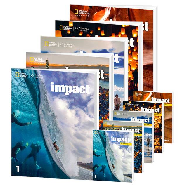 Impact Young Children's English Foundation 1-4 level book + exercise ...