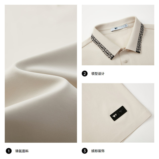 Septwolves Long-Sleeve Polo Shirt for Men 2025 New Autumn Casual ...