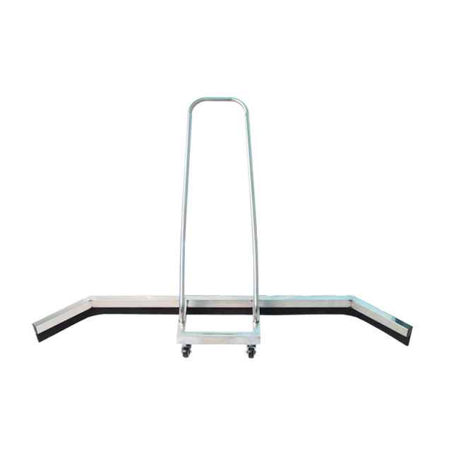 Stainless steel water pusher tennis court scraper galvanized handle ...