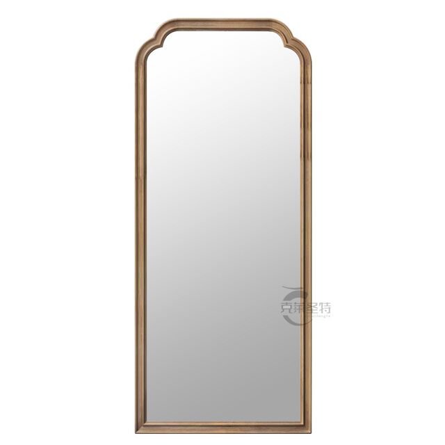 French Retro Mirror Ins-Style Full-Length Mirror Wall-Mounted Bedroom ...