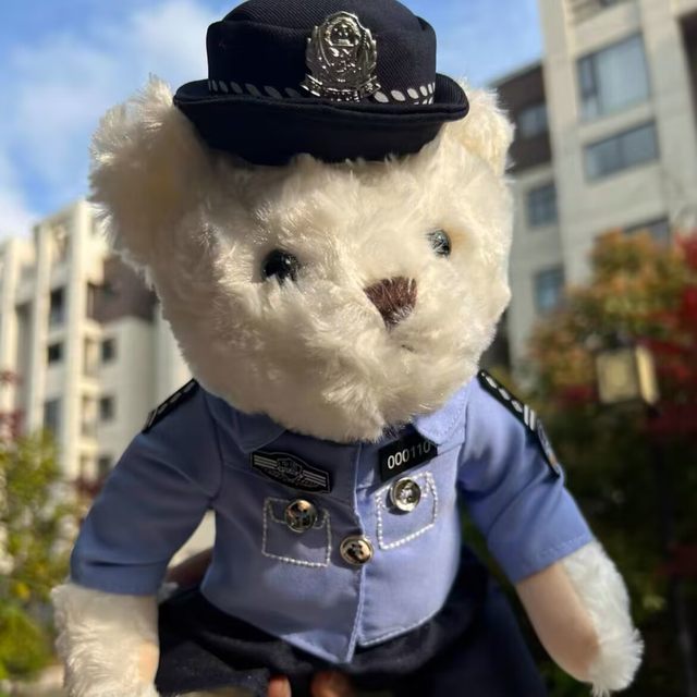Traffic police bear cavalry bear police officer doll police bear doll ...