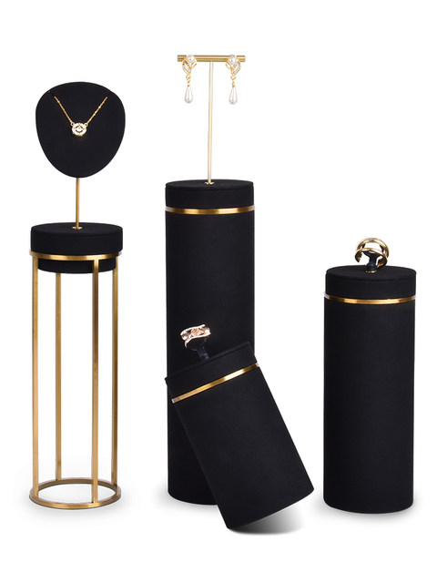 Jewelry display props necklace ring storage rack metal jewelry rack ...