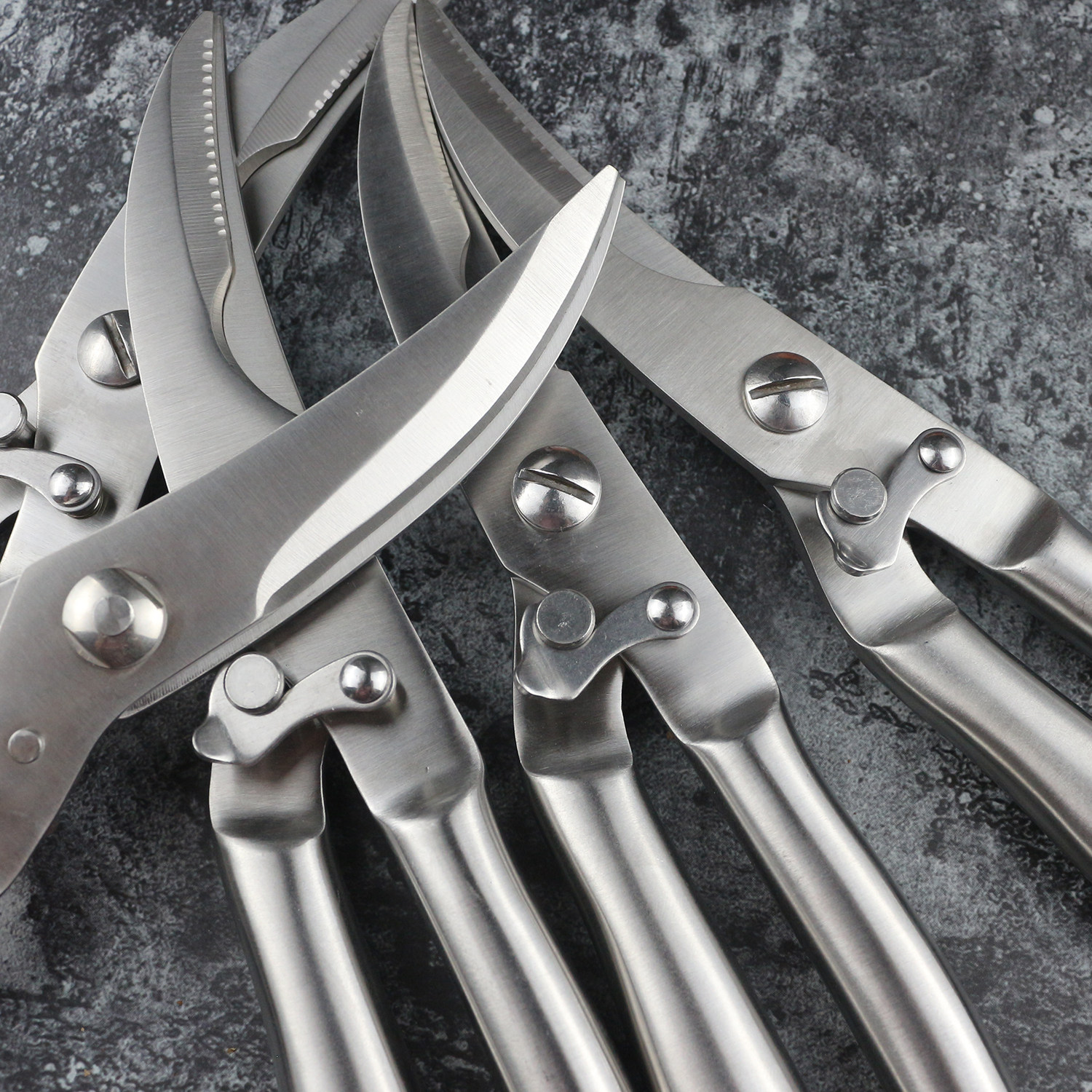 Luo Xiaojiang Stainless Steel Kitchen Bone Scissors - Heavy Duty ...