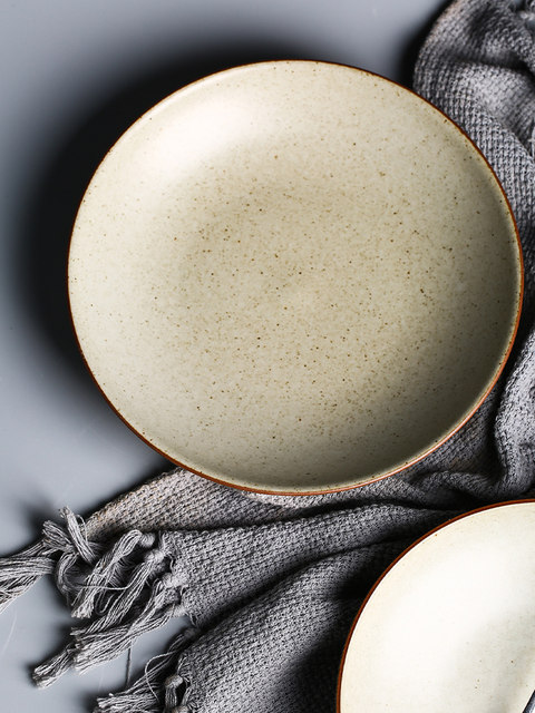 Jingdezhen handmade ceramic rice plate, popular Internet celebrity ...