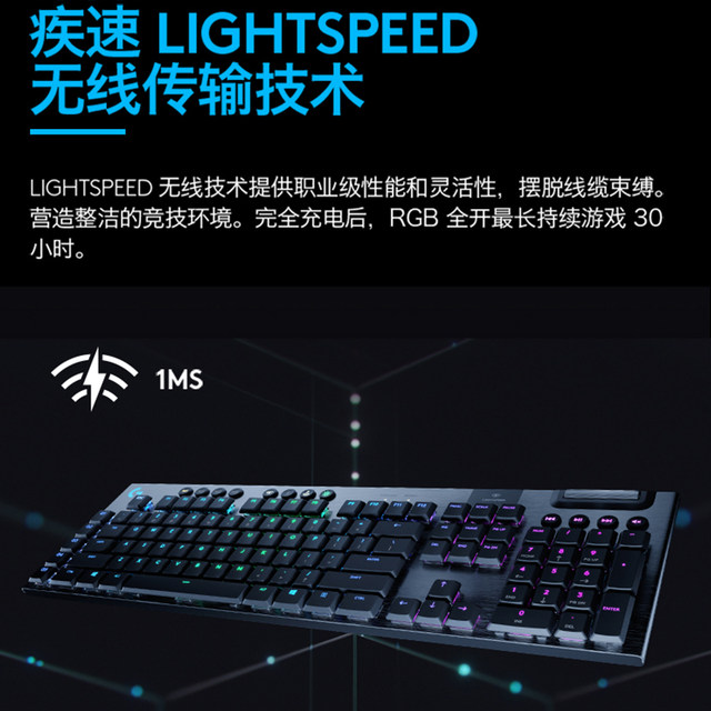 Logitech GPW second generation series wireless gaming mouse G913 mechanical keyboard