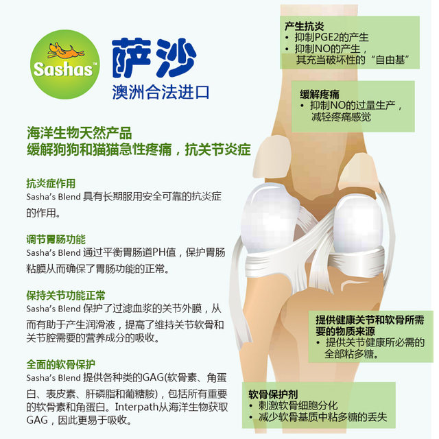 Sasha Shark Chondroitin Dog Joint Ling Capsule Special Pet Calcium ...