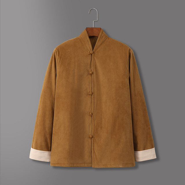 Chinese -style Tangguang Cordon Cotton Cotton Clothing Men's Autumn and ...
