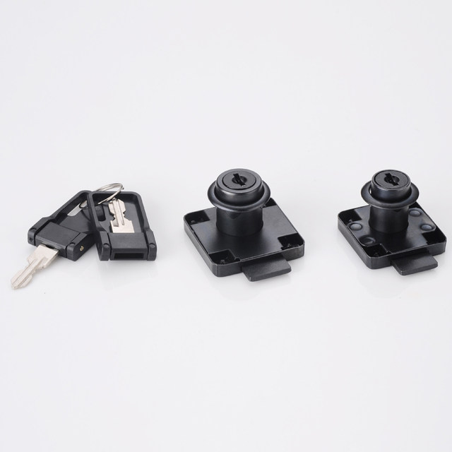 Desk drawer lock cabinet lock black lock wardrobe lock furniture ...