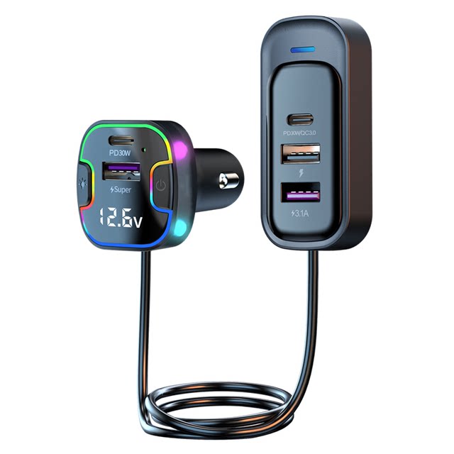 Car back seat back clip car charger super fast charging car charger ...