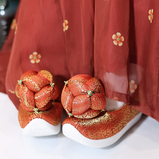 Jiangnan Zhuji improved Hanfu shoes, exquisite shoes with increased ...